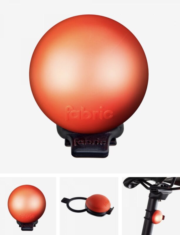 fabric lumadot set front light rear light - Cykel-co